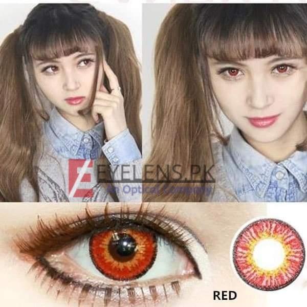 Red Color Halloween Lens
